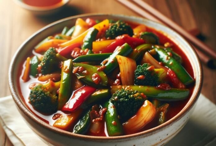 Vegetable Hot Garlic Sauce Recipe | Foodcazt | Food Magazine